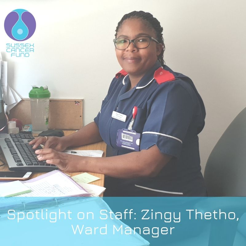 Spotlight on staff – Zingy Thetho - Sussex Cancer Fund