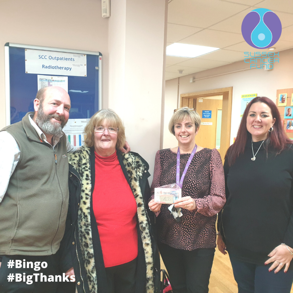 Big Thanks For Bingo Give Back - Sussex Cancer Fund