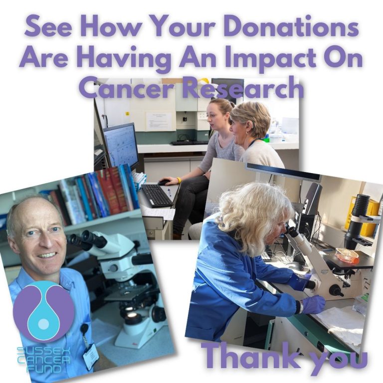 How Your Donations Are Having An Impact On Cancer Research - Sussex ...