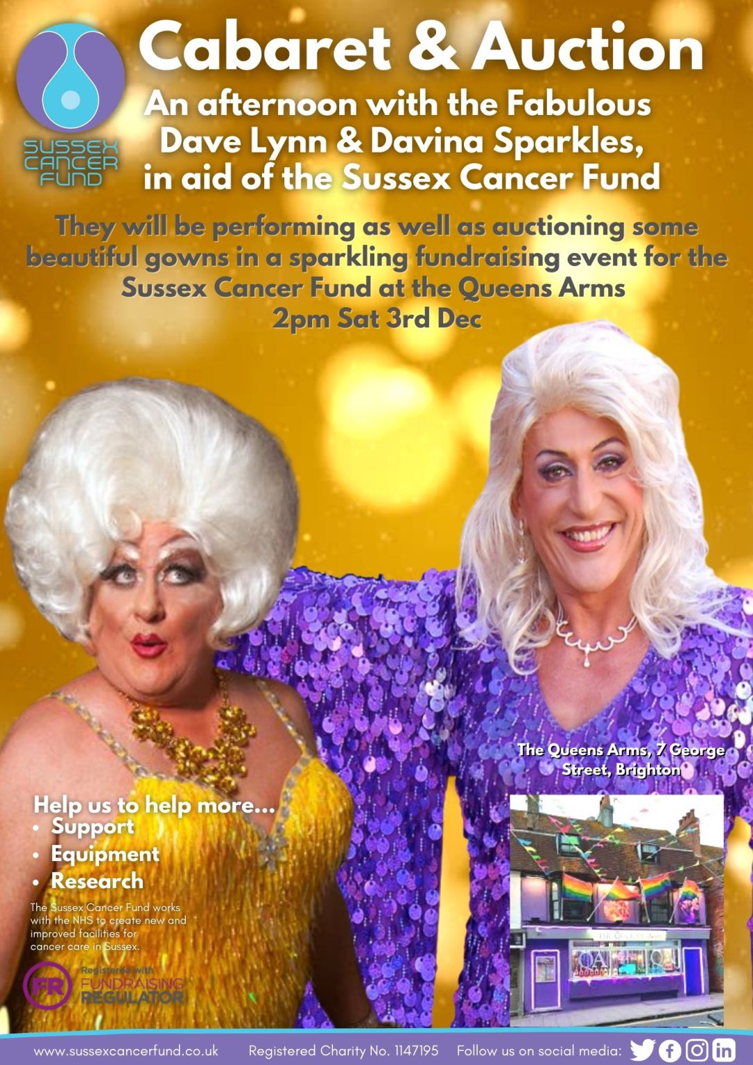 CANCELLED**** Cabaret & Auction with Dave Lynn & Davina Sparkle – 3rd ...