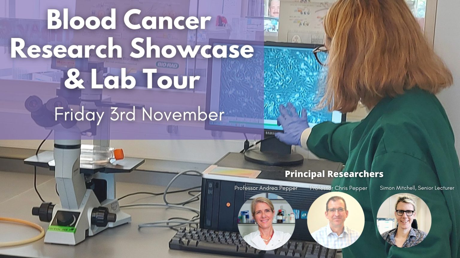 Blood Cancer Research Showcase & Lab Tour – Friday 3rd November ...